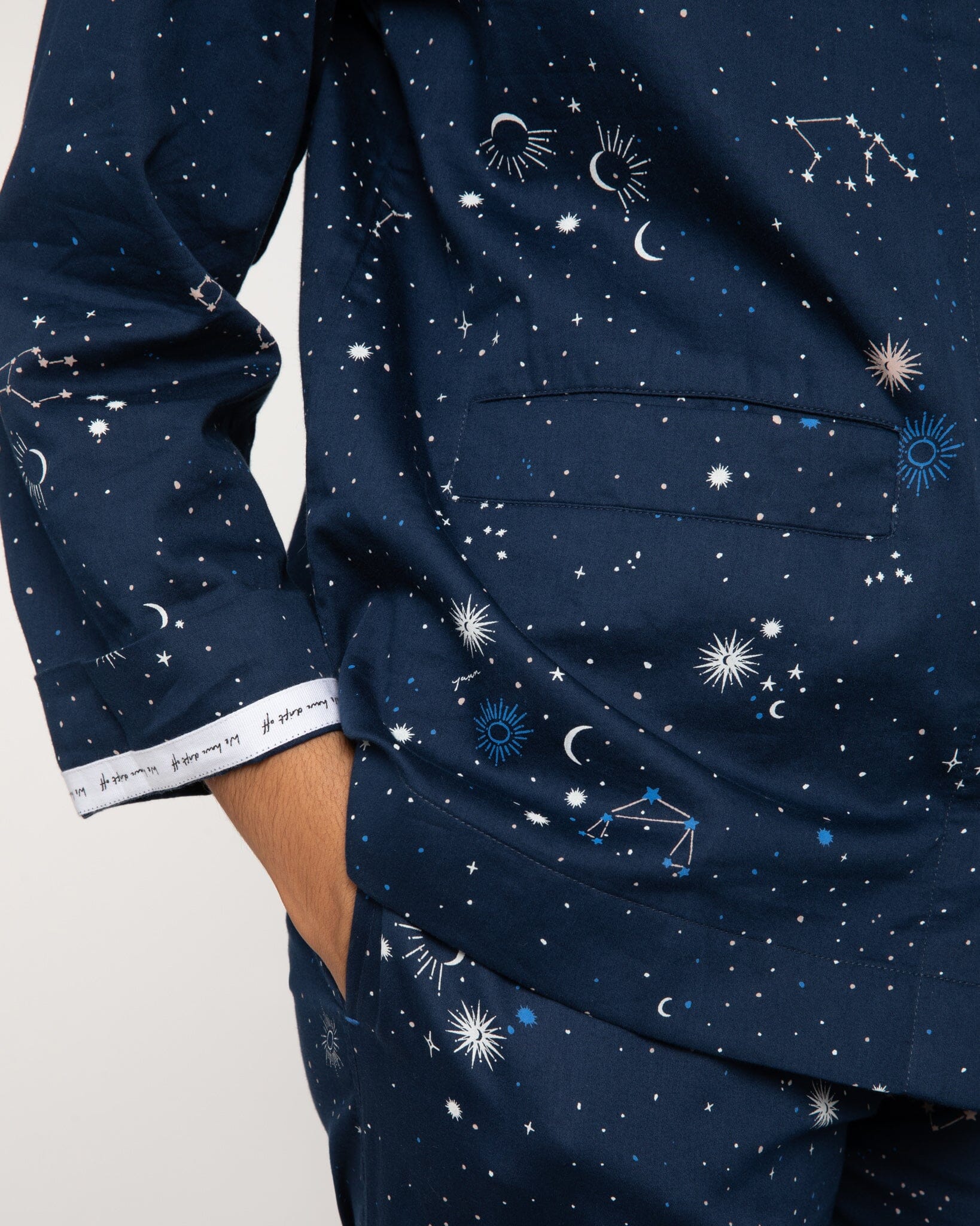 Luxury soft organic cotton women's pyjamas | navy night sky – Yawn